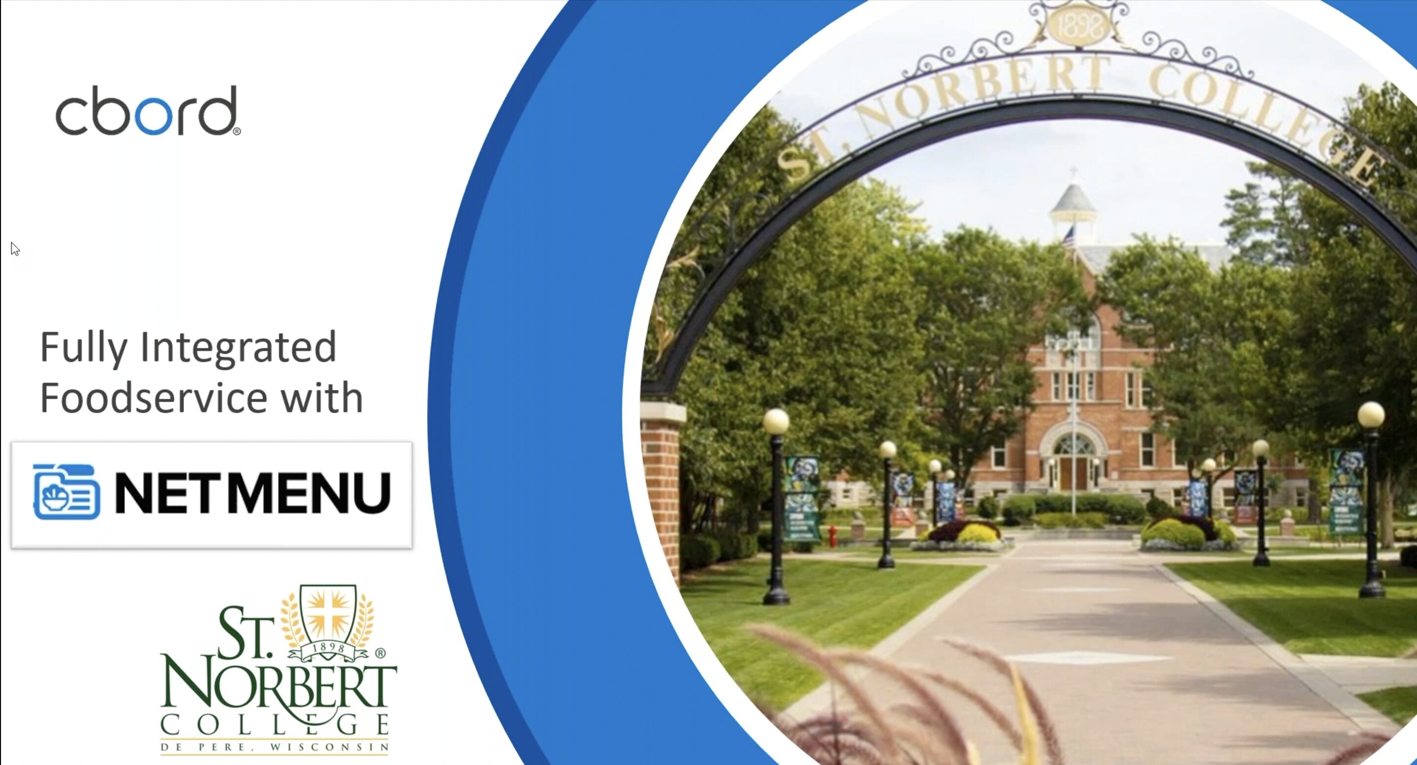 Fully Integrated Foodservice with NetMenu | CBORD